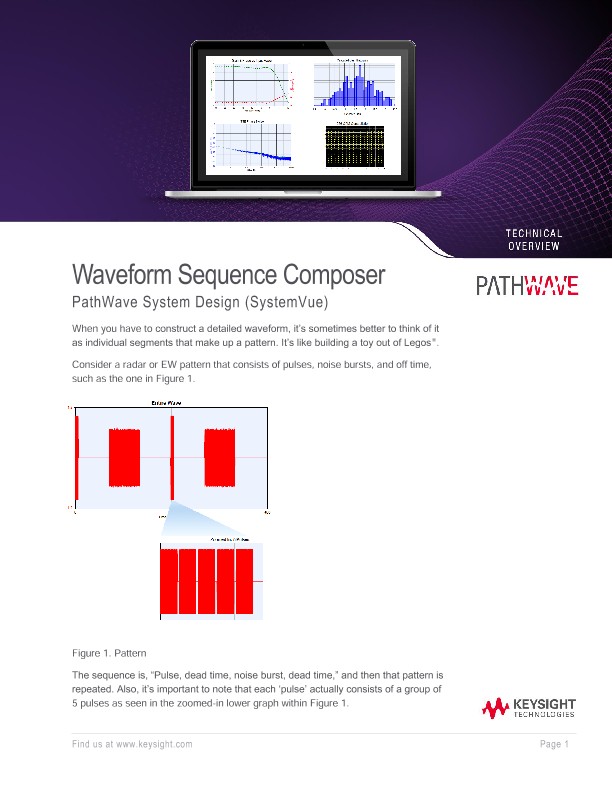 Waveform Sequence Composer PDF Asset Page | Keysight